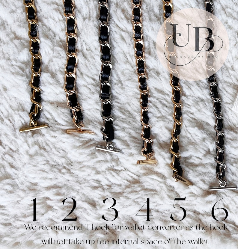 Wallet Conversion Kit With Chain / Wallet Insert Chain Saddle Wallet ...