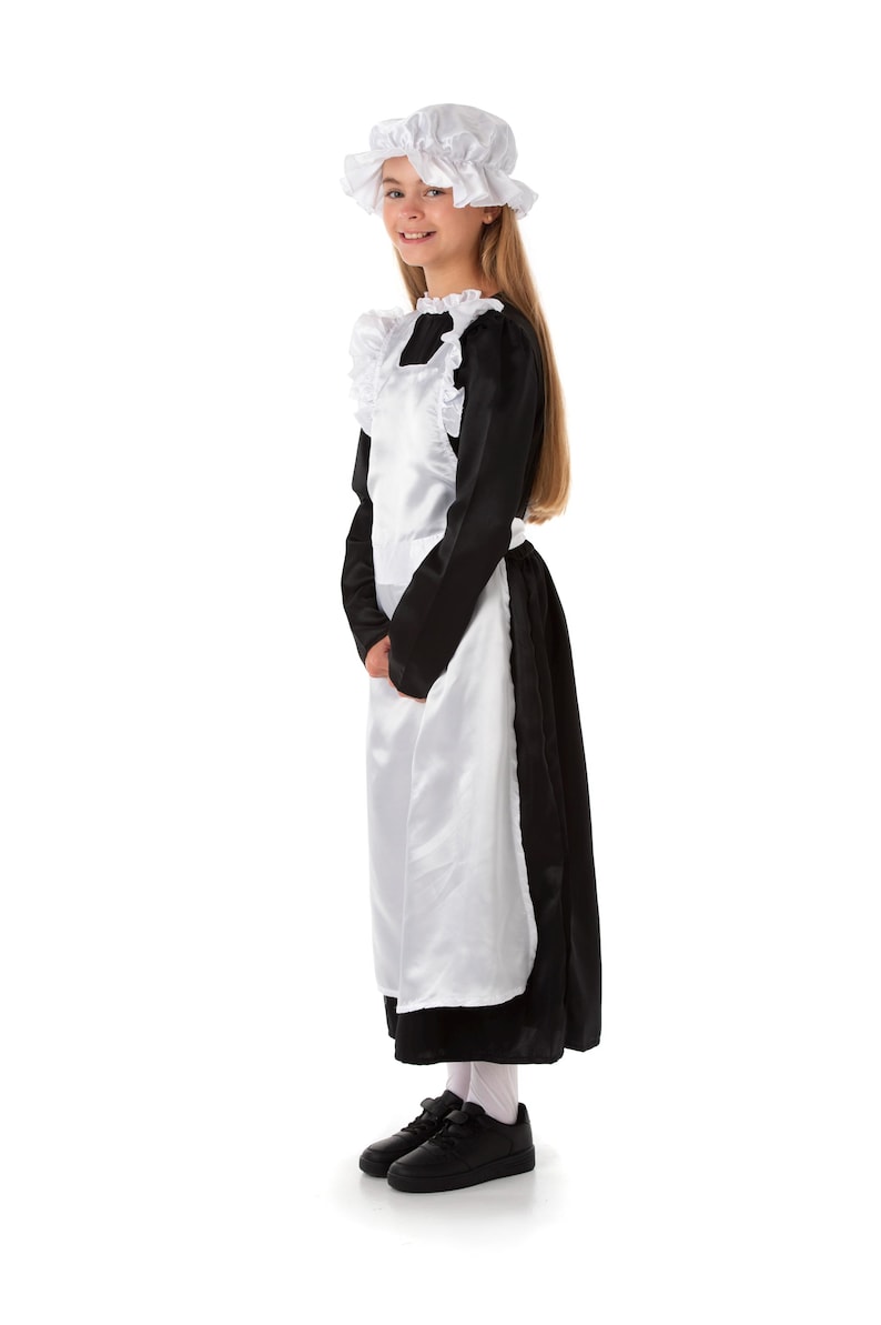 Victorian Poor Girl Kids Maid Halloween Party Supplies Fancy Dress Book ...