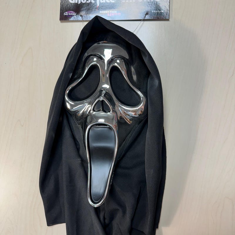 Ghost Face With a Red Mask - Etsy UK