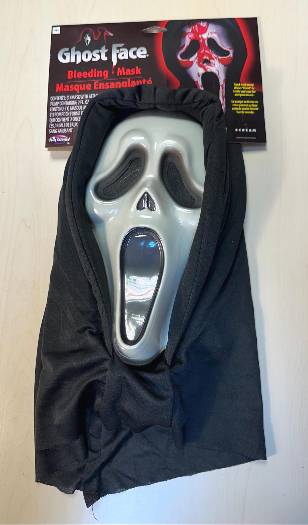 Ghostface Scream Bleeding Mask Halloween Fancy Dress Costume Mask Party ...