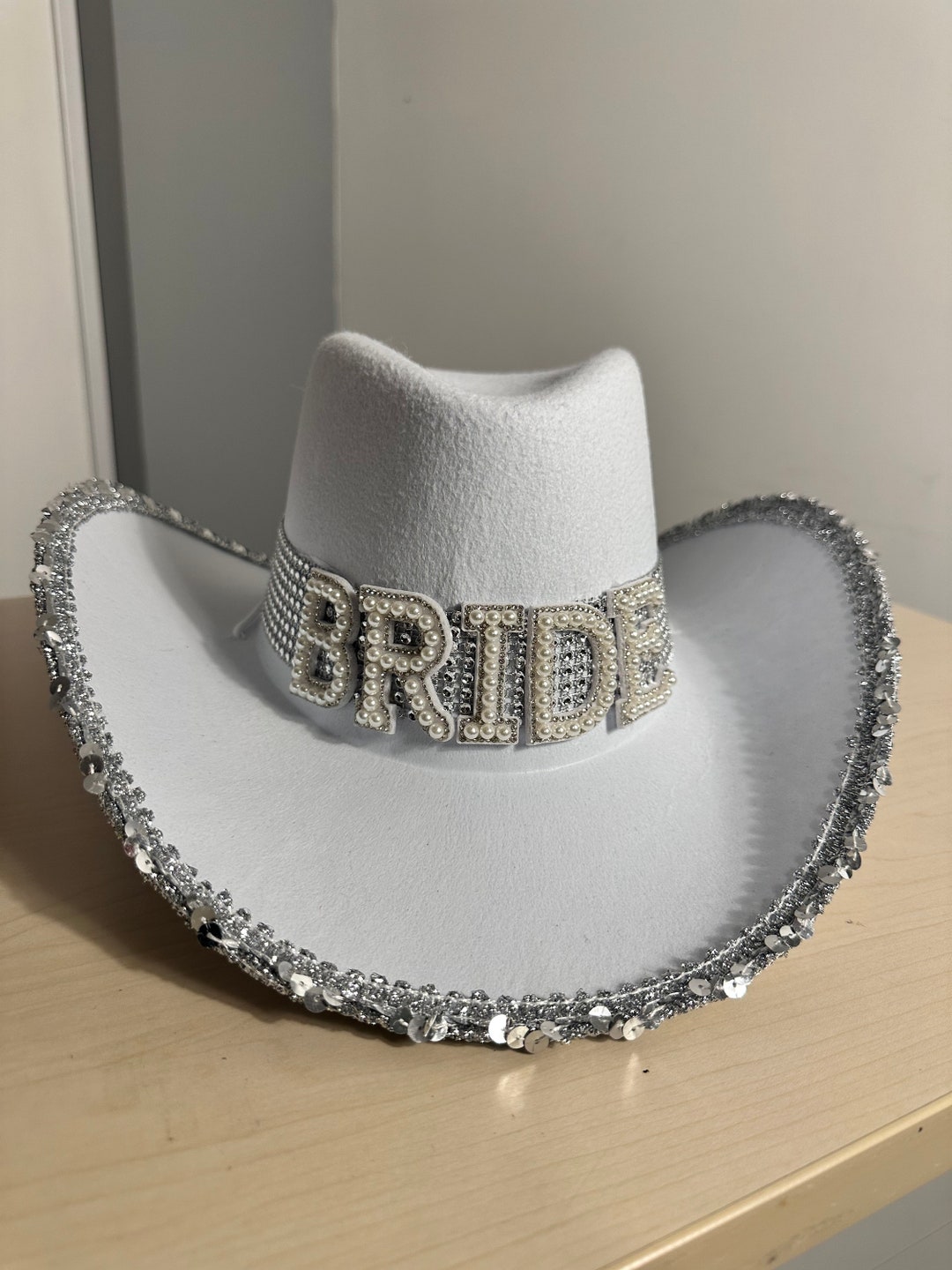 Adult's Bride Cowboy Hat Ladies Hen Do Fancy Dress Womens Hen Night ...