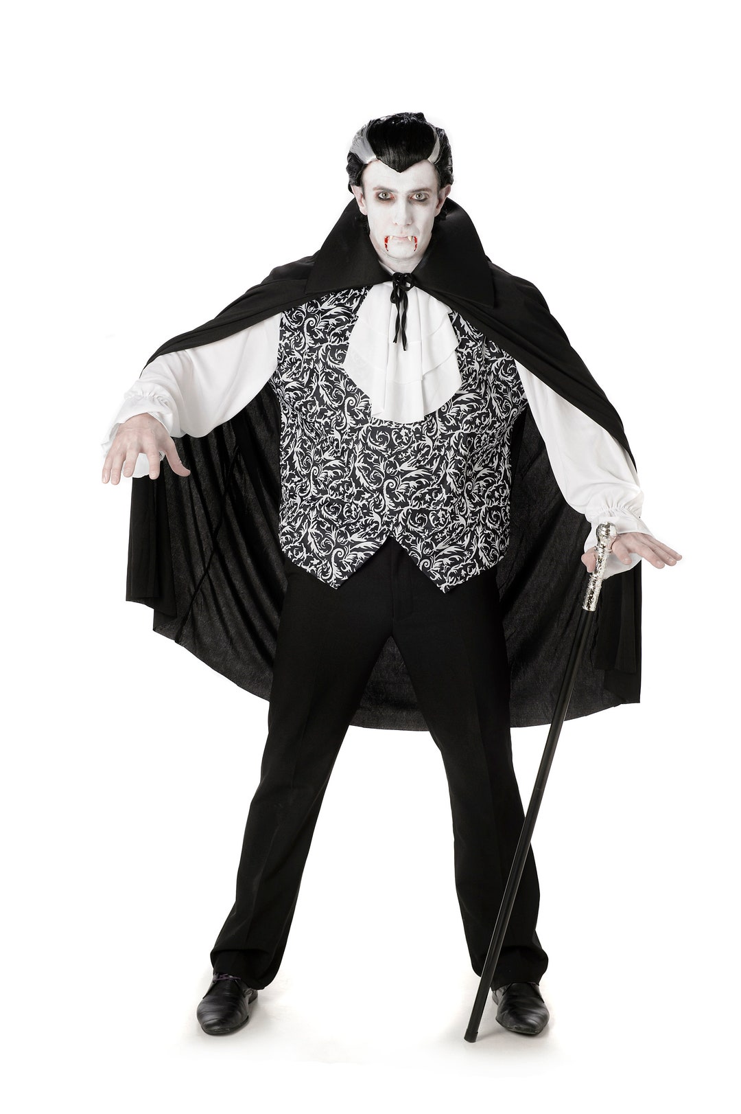 Royal Vampire Mens Scary Halloween Party Fancy Dress - Etsy