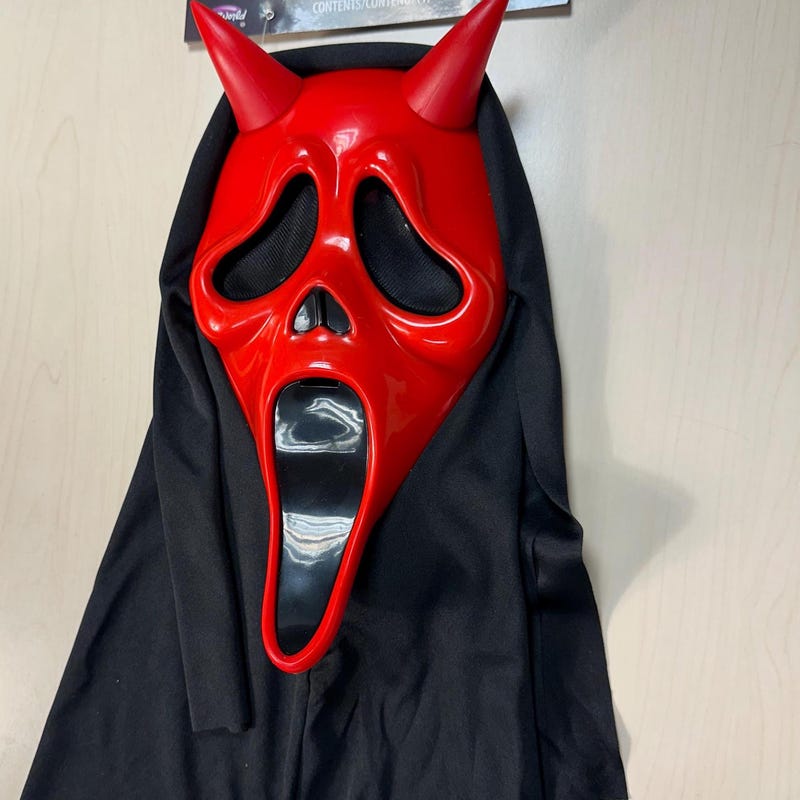 Ghostface Devil Mask - Etsy