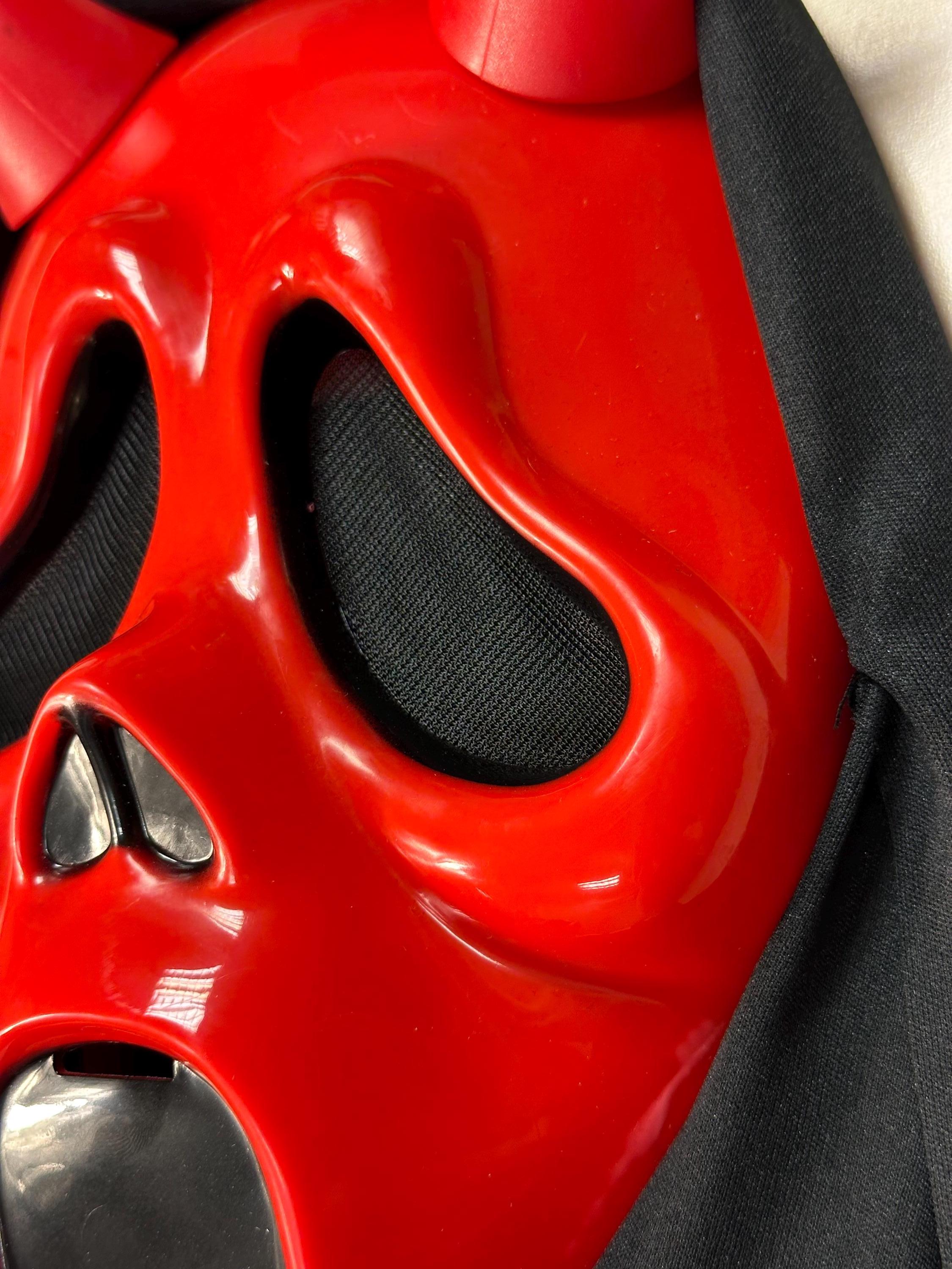Scream Devil Mask Ghostface Halloween Horror Adults Fancy Dress Costume ...