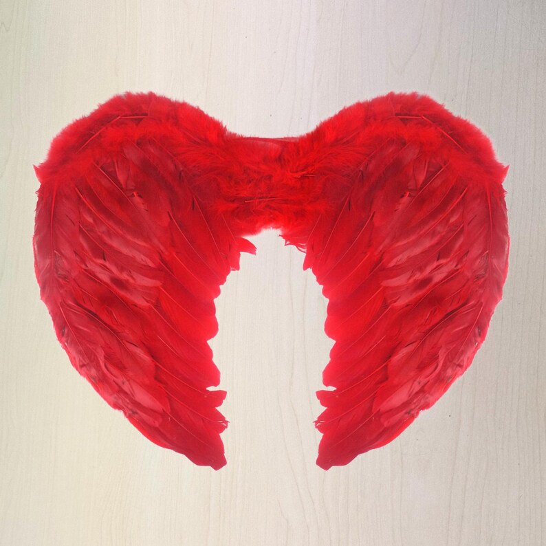 Red Angel Wings Halloween Party Supply - Etsy