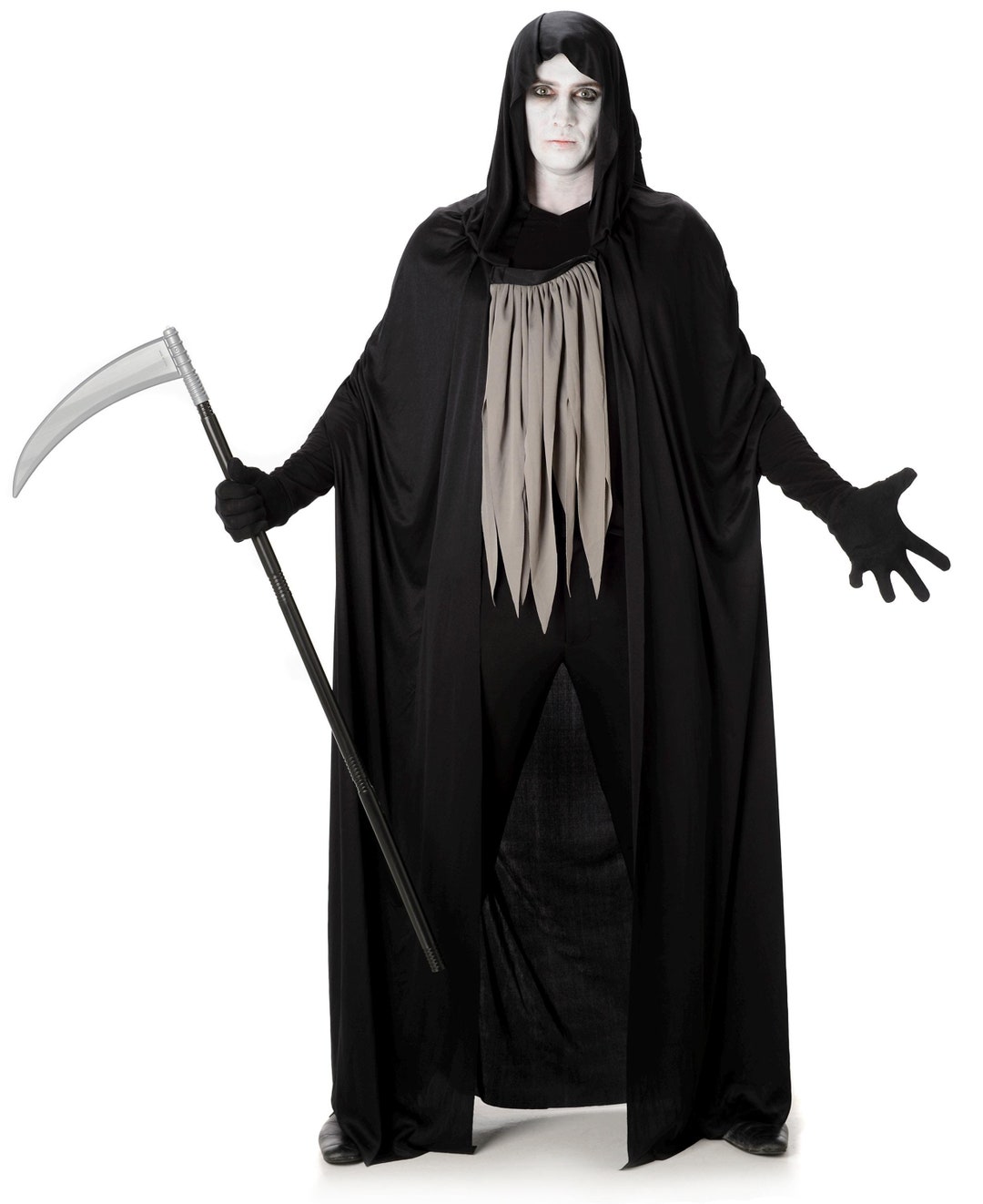 Dark Grim Reaper Mens Fancy Dress Halloween Adults Costume - Etsy