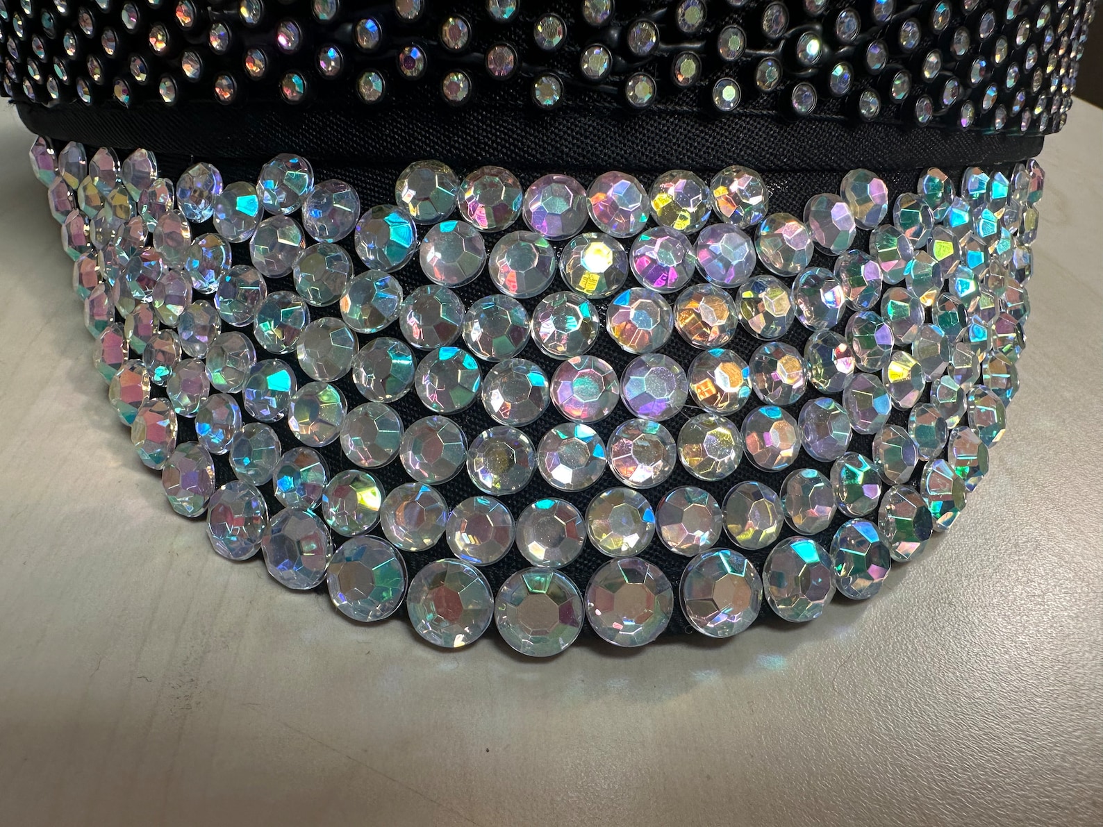 Ladies Cop Hat With Diamantes Police Officer Fancy Dress Party Hat ...