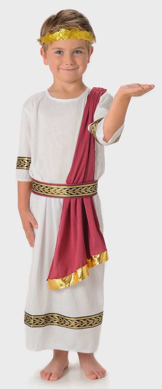 Roman Emperor Boys Fancy Dress Ancient Greek Historical