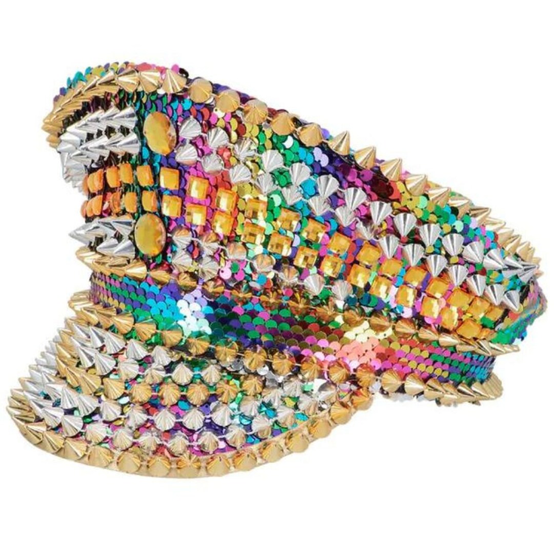 Sparkly Captain Party Hat Festival Pride Hen Do Bride Gift for Women ...