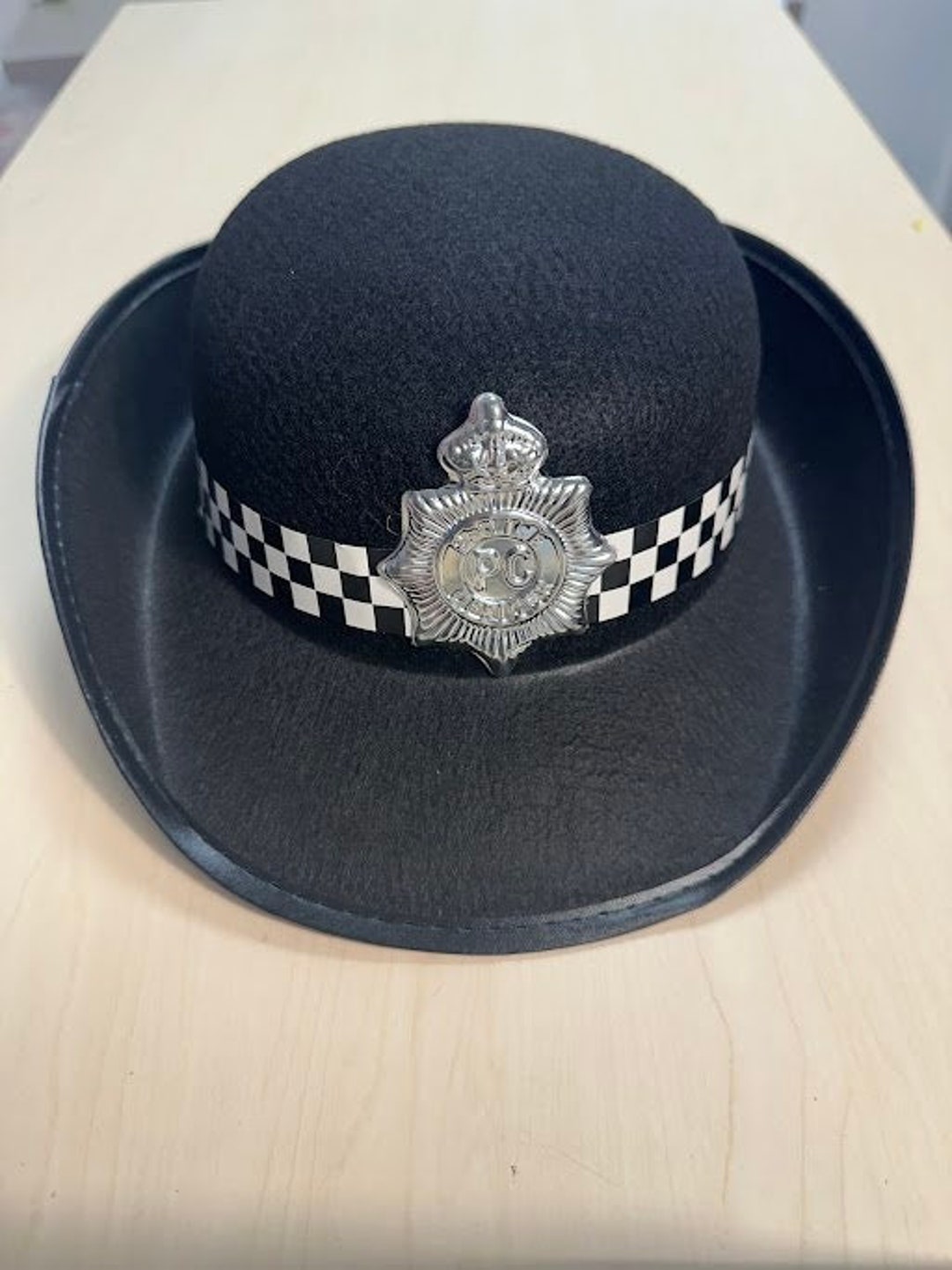 Women's Police Constable Hat With Badge Adults Fancy Dress Party Hat - Etsy