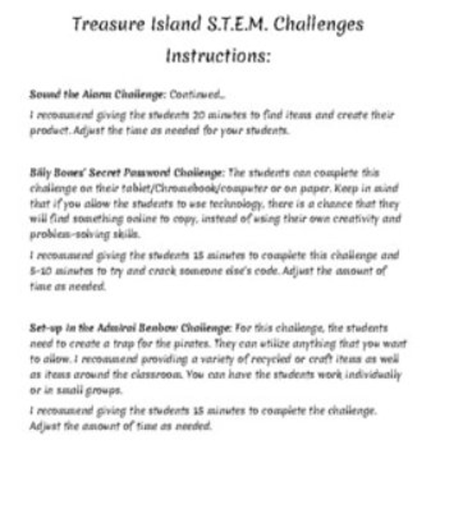 Treasure Island Themed STEM/STEAM Activities - Etsy