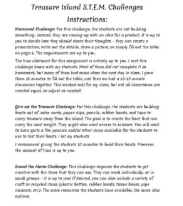 Treasure Island Themed STEM/STEAM Activities - Etsy