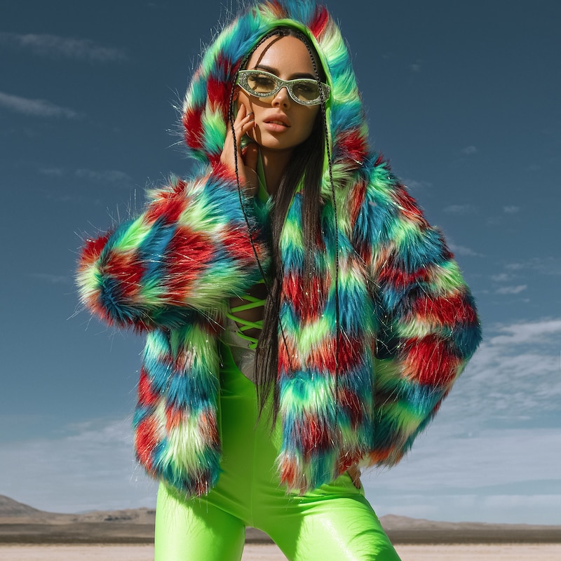 Led Fur Jacket - Etsy