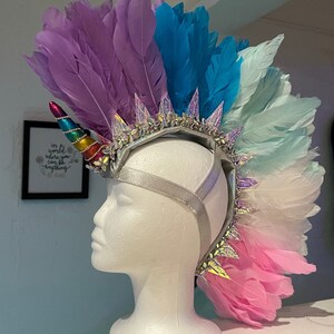 Unicorn Mohawk Burning Man Festival Accessories / Unique Head Wear ...