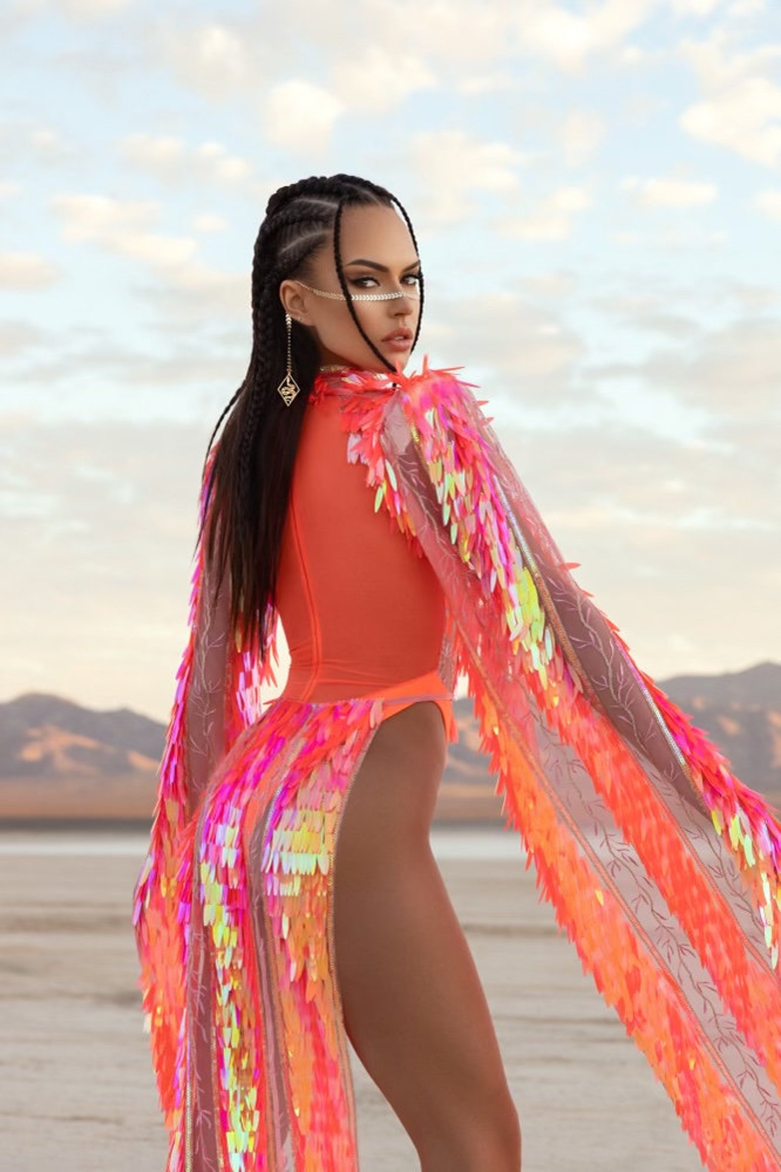 Women PHOENIX Long SLEEVE COSTUME Dress Available in Multiple Sizes New Updated Style 2024 ...