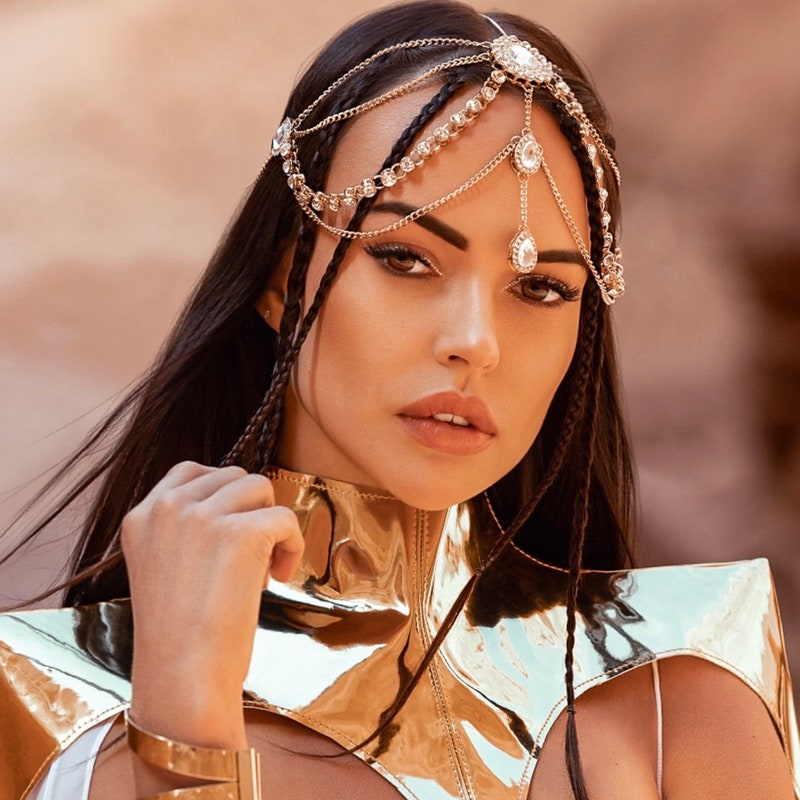 Gold Headpiece - Etsy