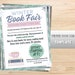 Winter Book Fair Event Flyer | Book Flyer Template | Fundraising Event ...