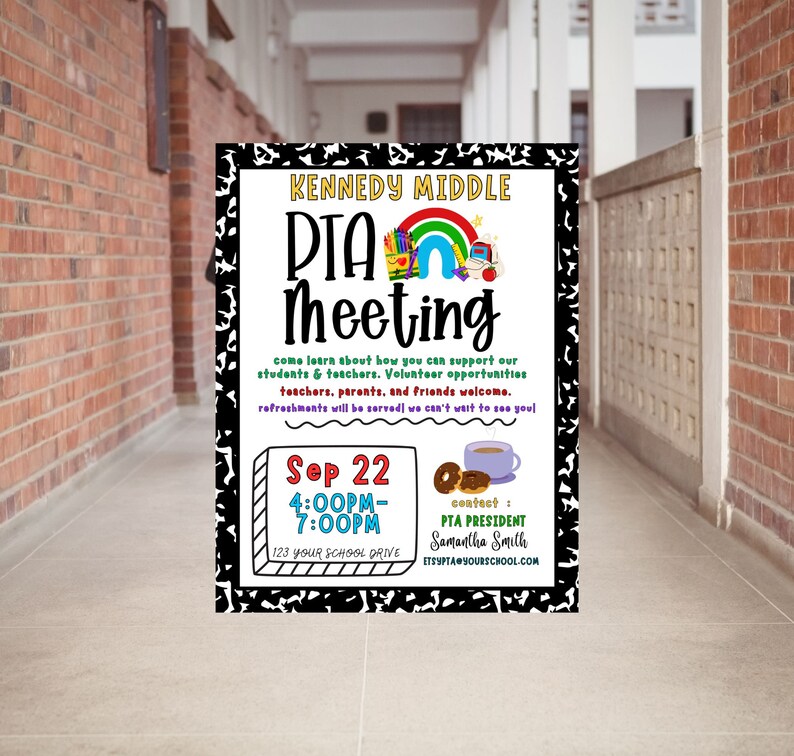 EDITABLE PTA Fundraiser Flyer| School Fundraiser Flyer | PTA Events ...