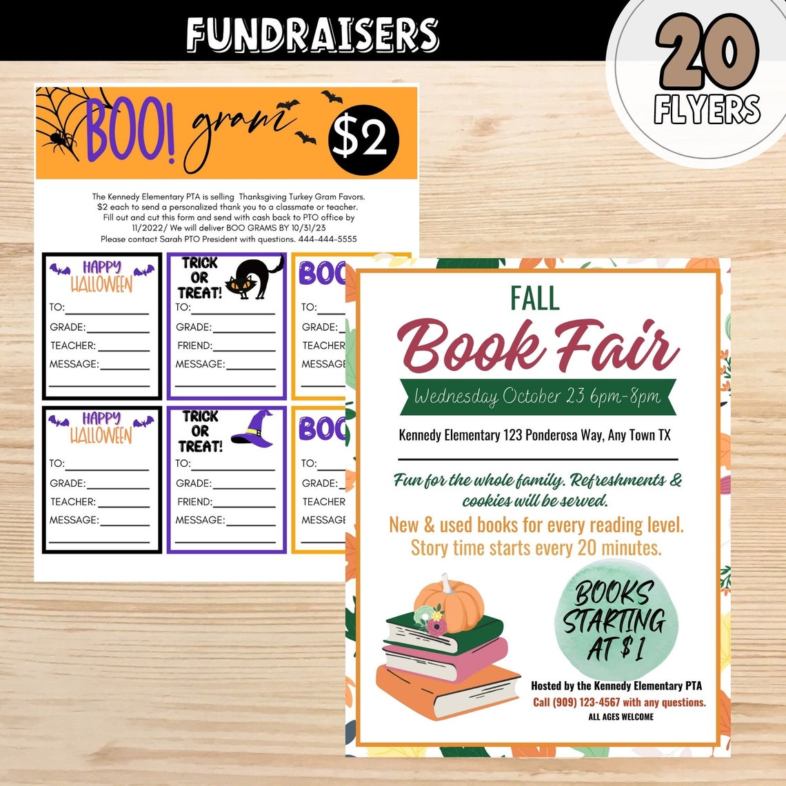 EDITABLE PTA Bundle | Fall Fundraiser Flyer | Join the Pta | Pta ...