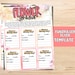 Flower Gram Fundraiser Flyer | Valentine Gram Template | Fundraising ...