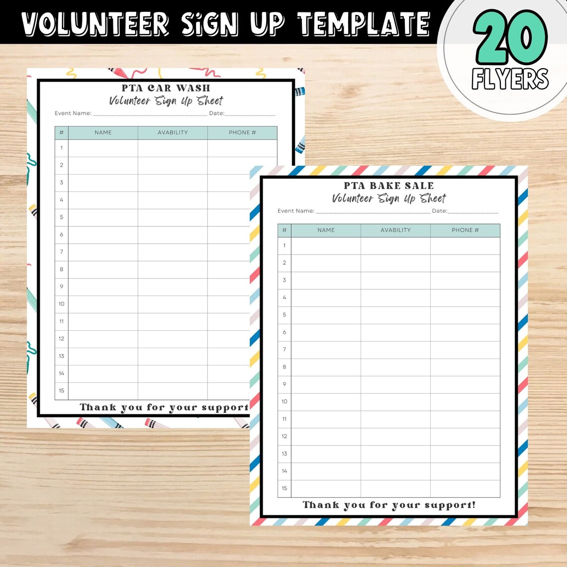 EDITABLE PTA Bundle | Open House Flyer | Join the Pta | Pta Membership ...