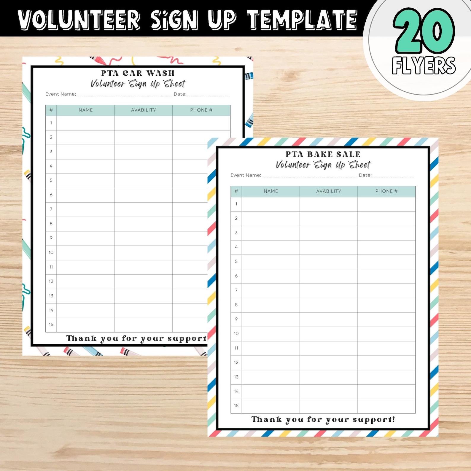 EDITABLE PTA Bundle | Open House Flyer | Join the Pta | Pta Membership ...