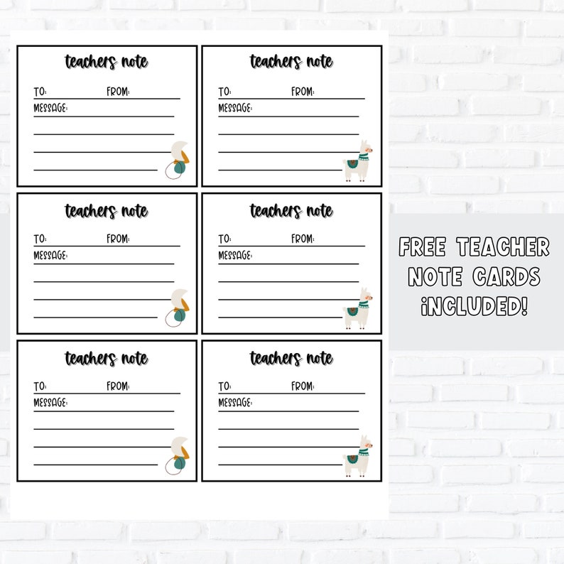 Llama Theme Meet the Teacher School Flyer and Classroom News Template ...