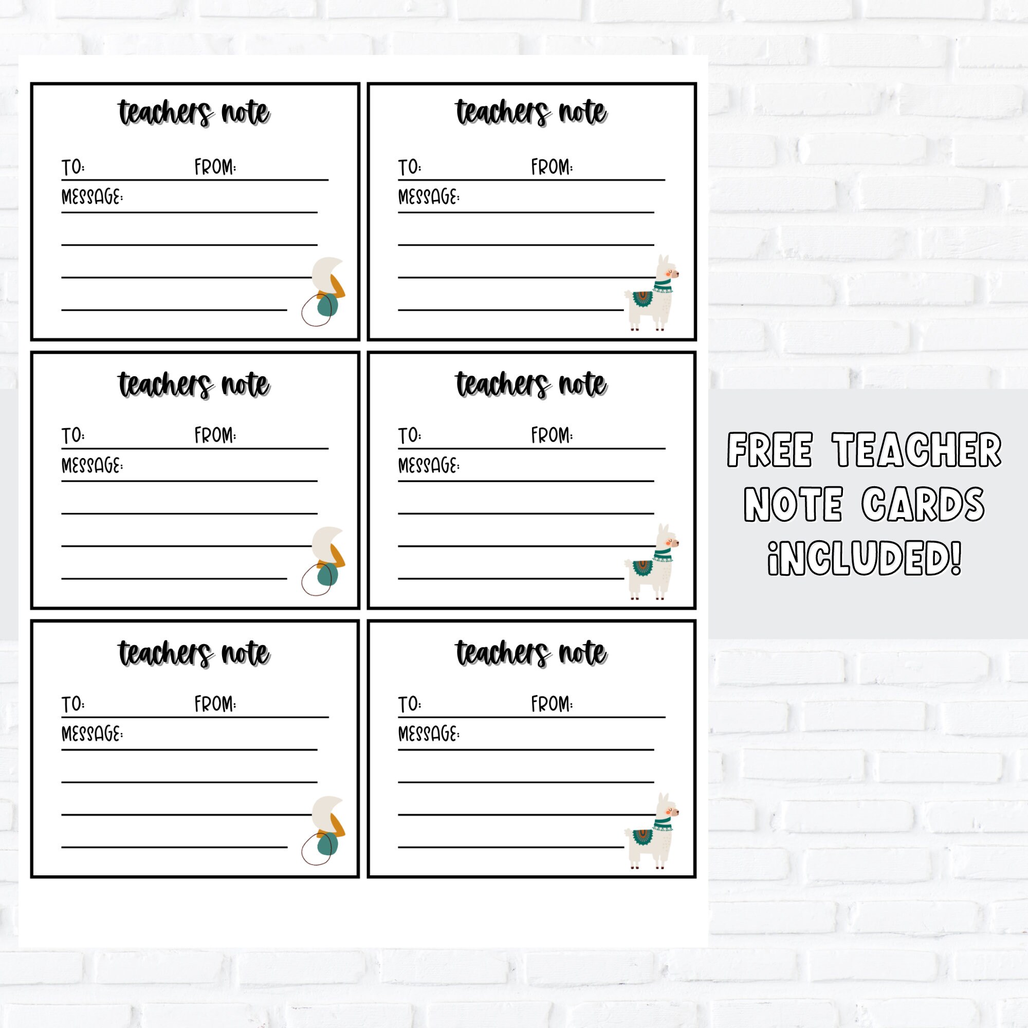 Llama Theme Meet the Teacher School Flyer and Classroom News Template ...