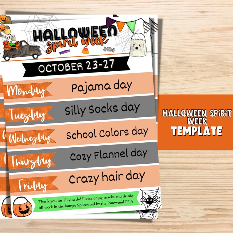 Spirit Week Daycare - Etsy