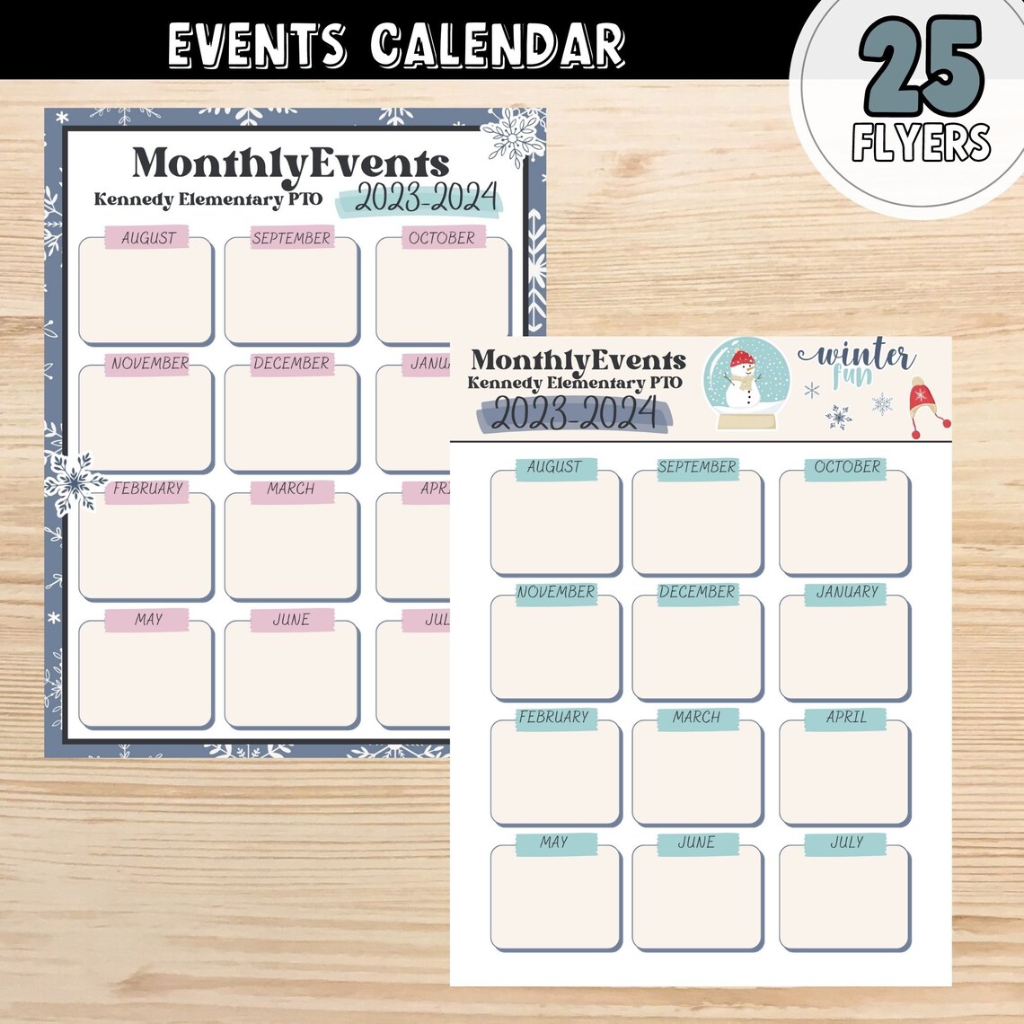 EDITABLE PTA Bundle | Winter Spirit Week| Winter Festival | Holiday ...