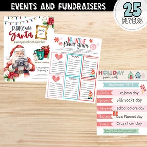 EDITABLE PTA Bundle | Winter Spirit Week| Winter Festival | Holiday ...
