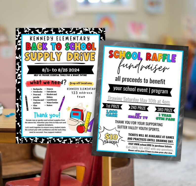 EDITABLE PTA All Seasons Bundle Open House Flyer Join the Pta Pta ...