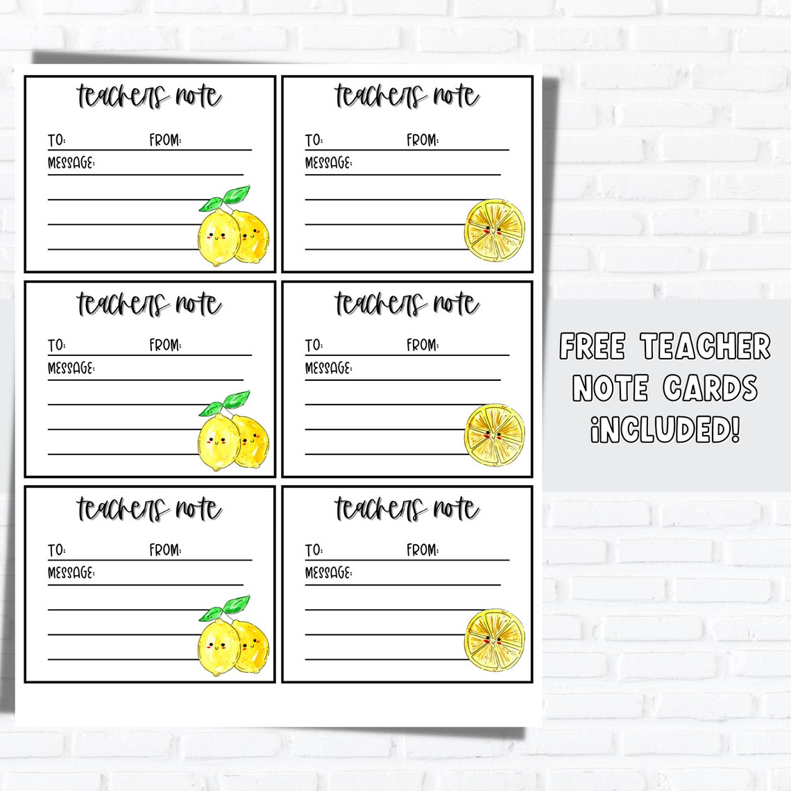 Lemon Theme Meet the Teacher School Flyer and Classroom News Template ...