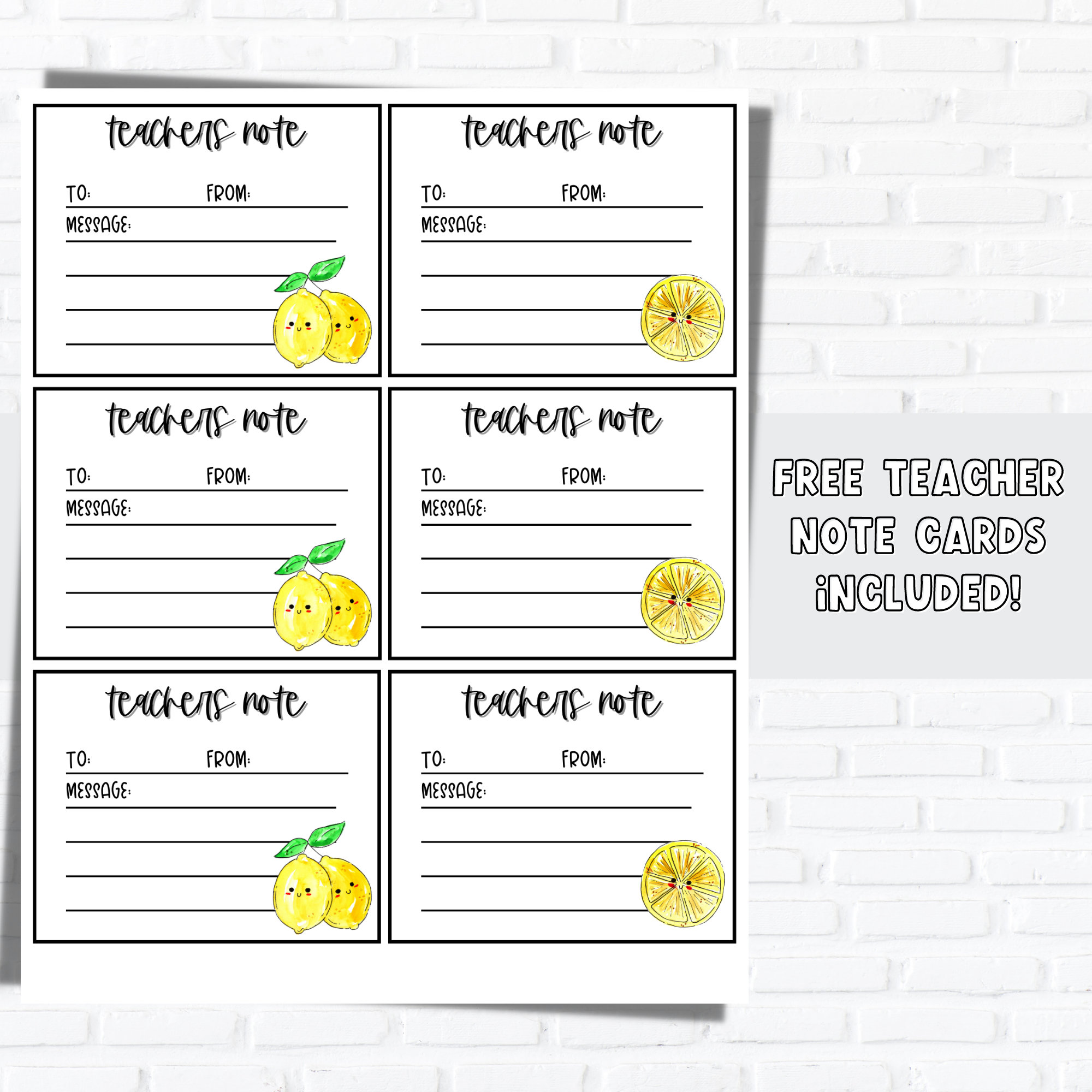 Lemon Theme Meet the Teacher School Flyer and Classroom News Template ...