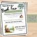 EDITABLE Book Fair Event Flyer | Autumn Flyer Template | Fundraiser ...