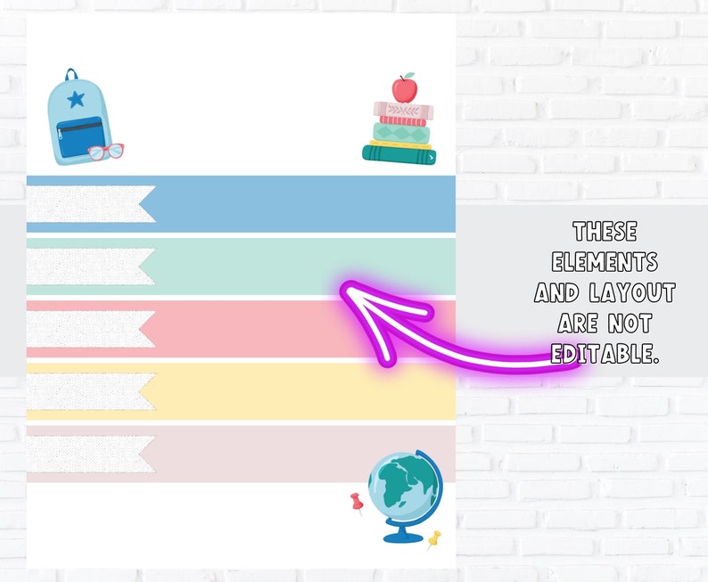 School Spirit Week TEMPLATE, Editable Back to School Flyer, PTA ...