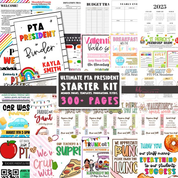 Pta President Binder - Etsy