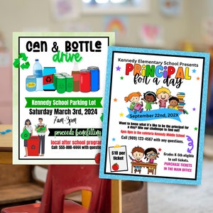 EDITABLE PTA Fundraiser Flyer| School Fundraiser Flyer | PTA Events ...