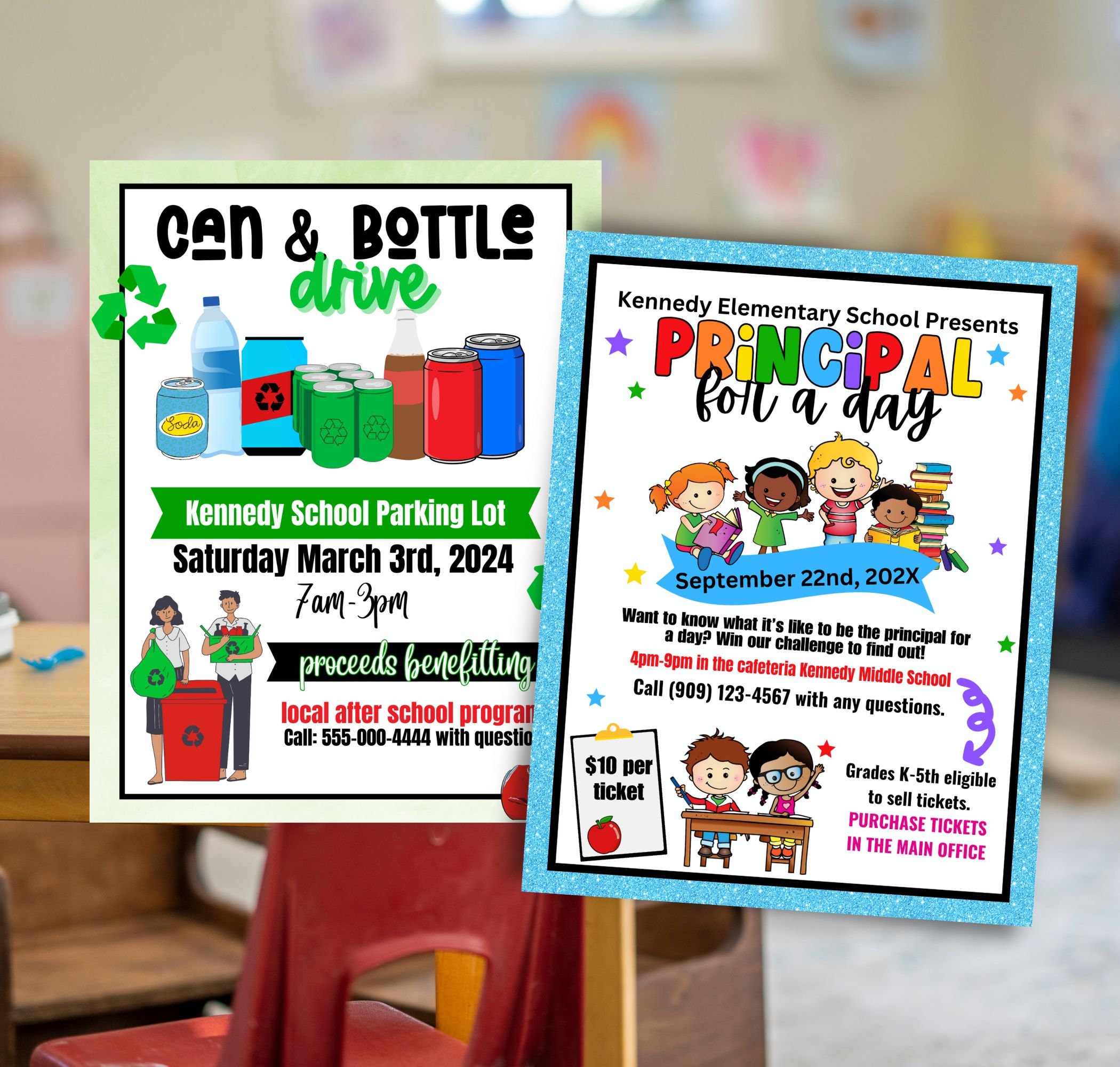 EDITABLE PTA Fundraiser Flyer| School Fundraiser Flyer | PTA Events ...