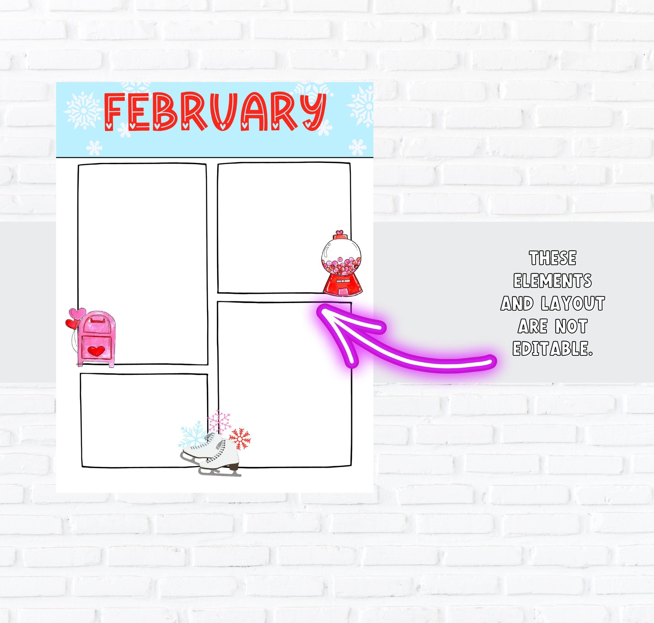 February EDITABLE PTA Newsletter | Valentine's School Newsletter | PTA ...