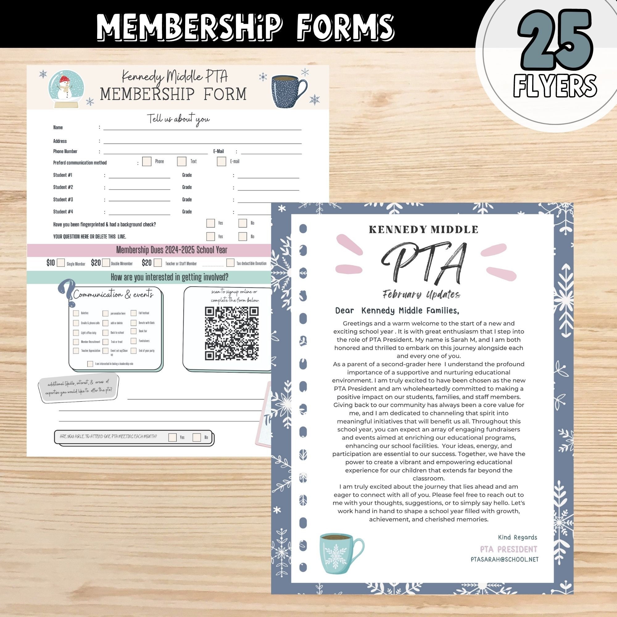 EDITABLE PTA Bundle | Winter Spirit Week| Winter Festival | Holiday ...