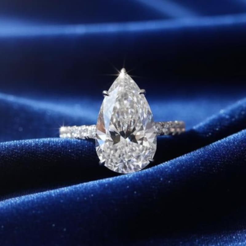 Size 13 Pear Shaped Ring - Etsy UK