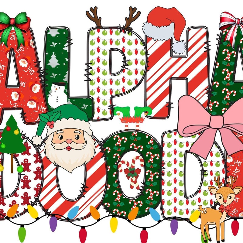 Kerst letters - Etsy Nederland