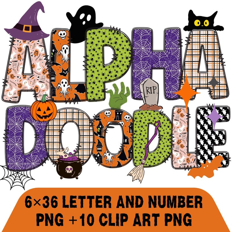 Alpha Doodle Bundle Fall - Etsy