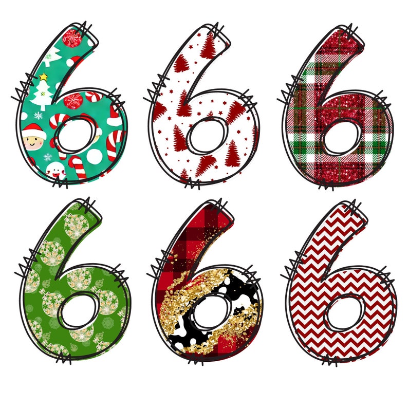 Christmas Alphabet PNG Letters Clip Art PNG Files Christmas - Etsy