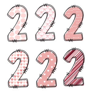 Pink Valentine Doodle Letters, Vday, Valentine's Day Alphabet Clipart ...