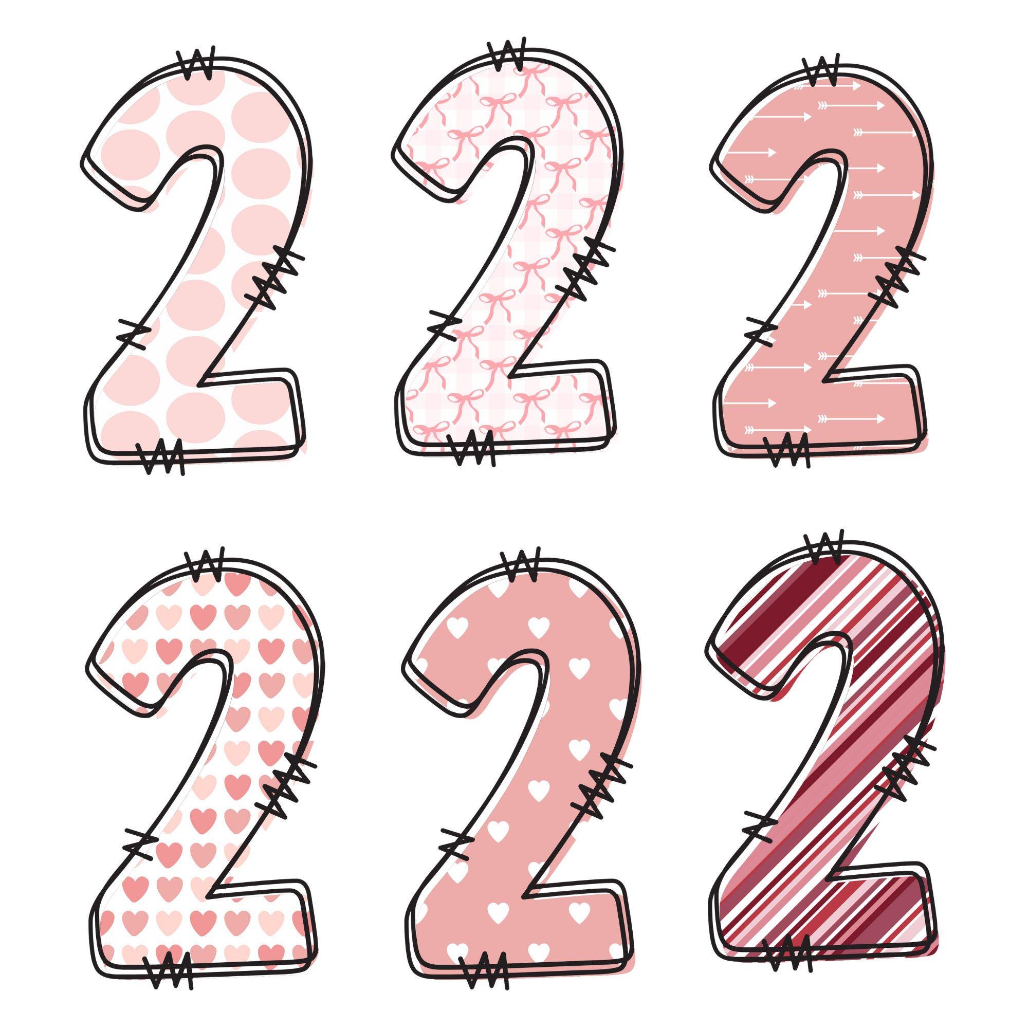 Pink Valentine Doodle Letters, Vday, Valentine's Day Alphabet Clipart ...