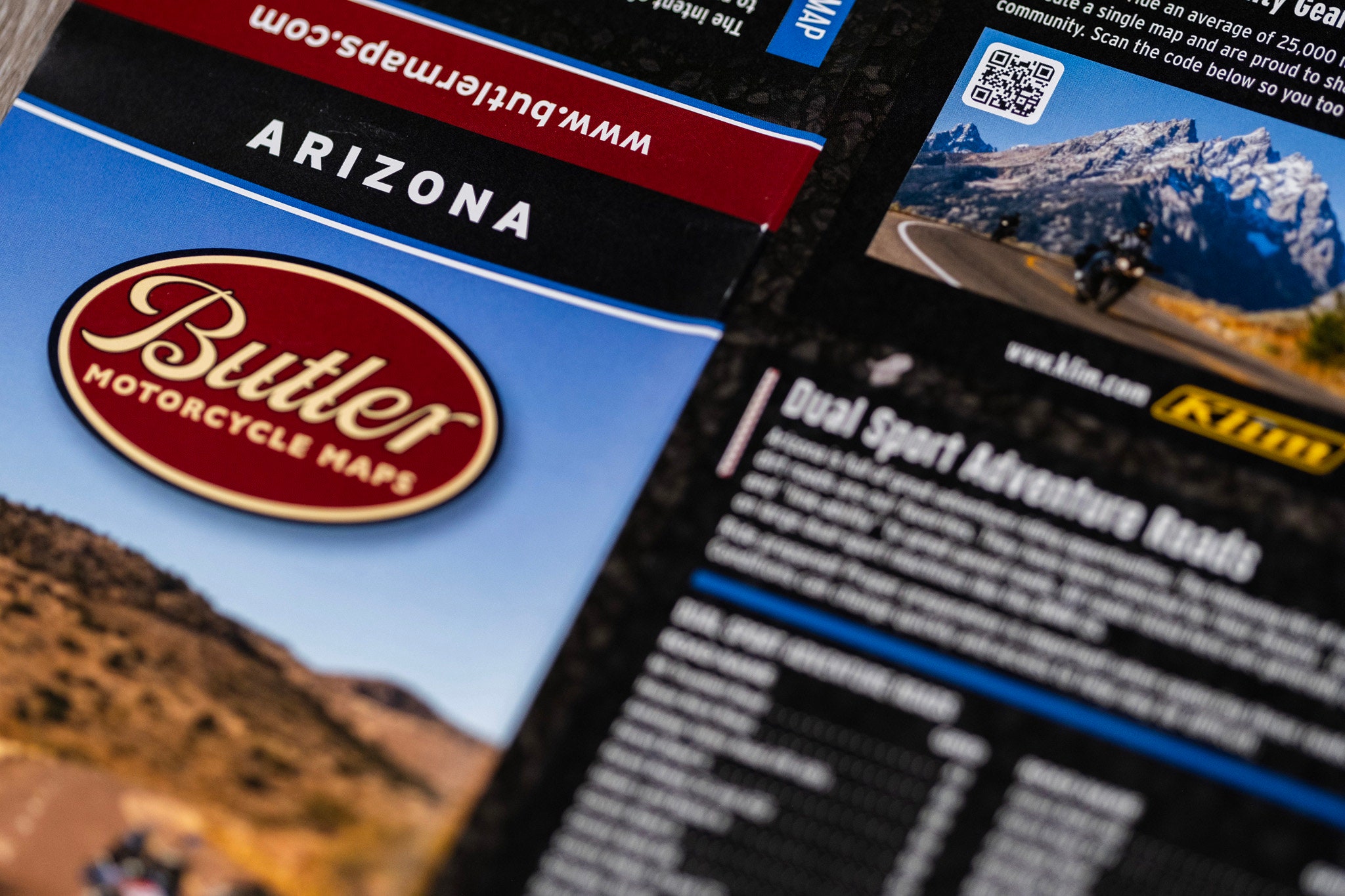 Motorcycle Map of Arizona Paved Roads for Ride Planning - Etsy