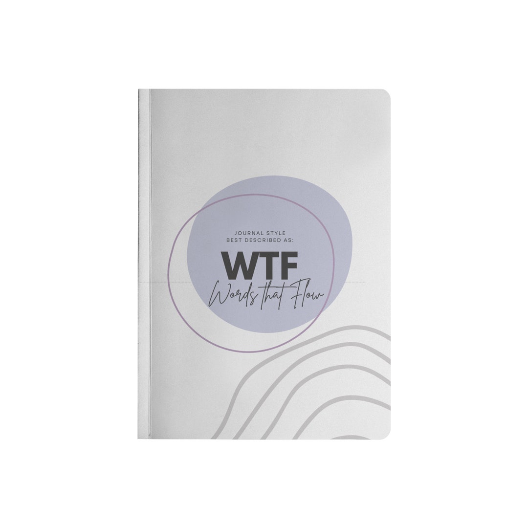 WTF ... AKA Words That Flow Paper Back - Etsy