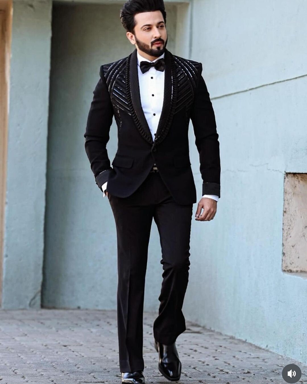 Black Velvet Tuxedo Set, 3 Piece Wedding Set for Men, Hand Embroidered Designer Tuxedo Set ...